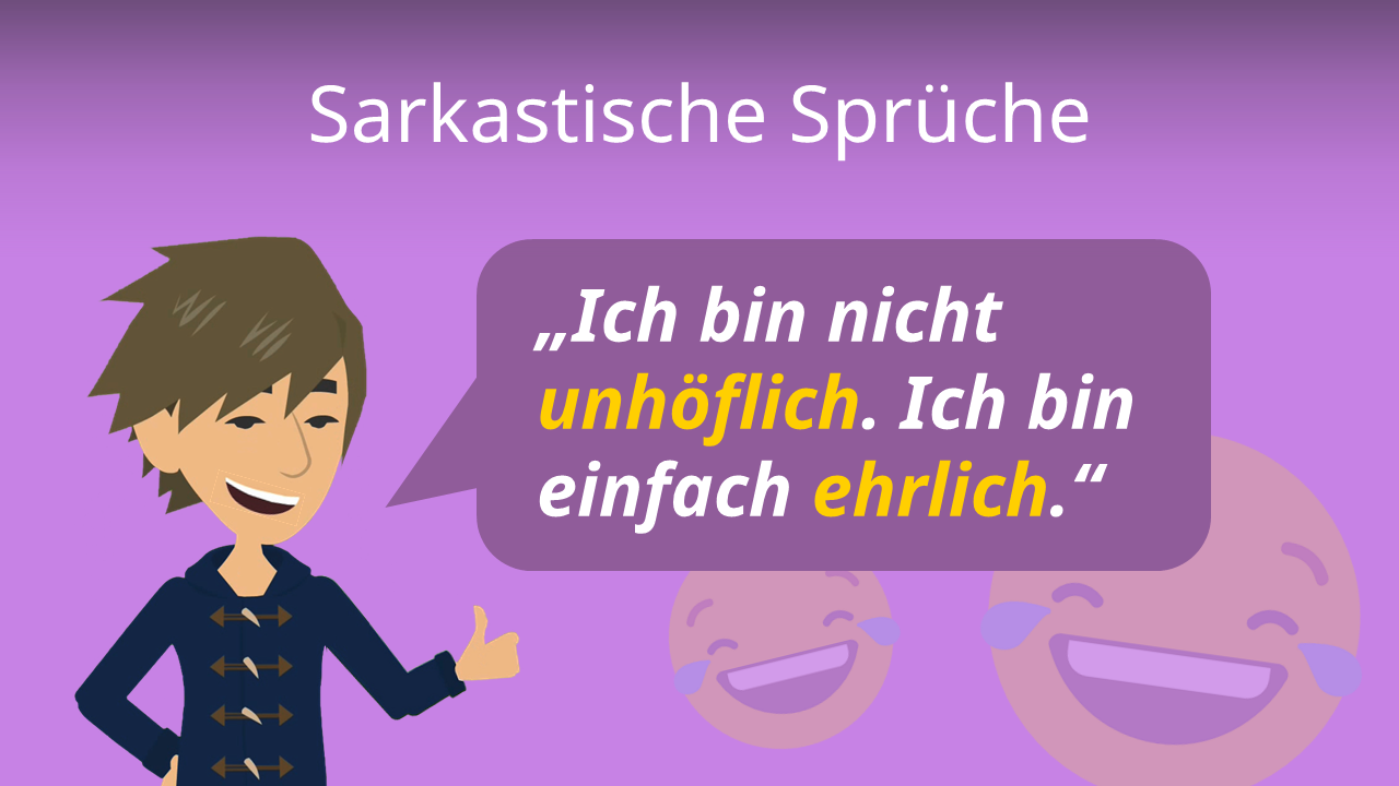 Die 90 besten sarkastischen Sprüche! · [mit Video]